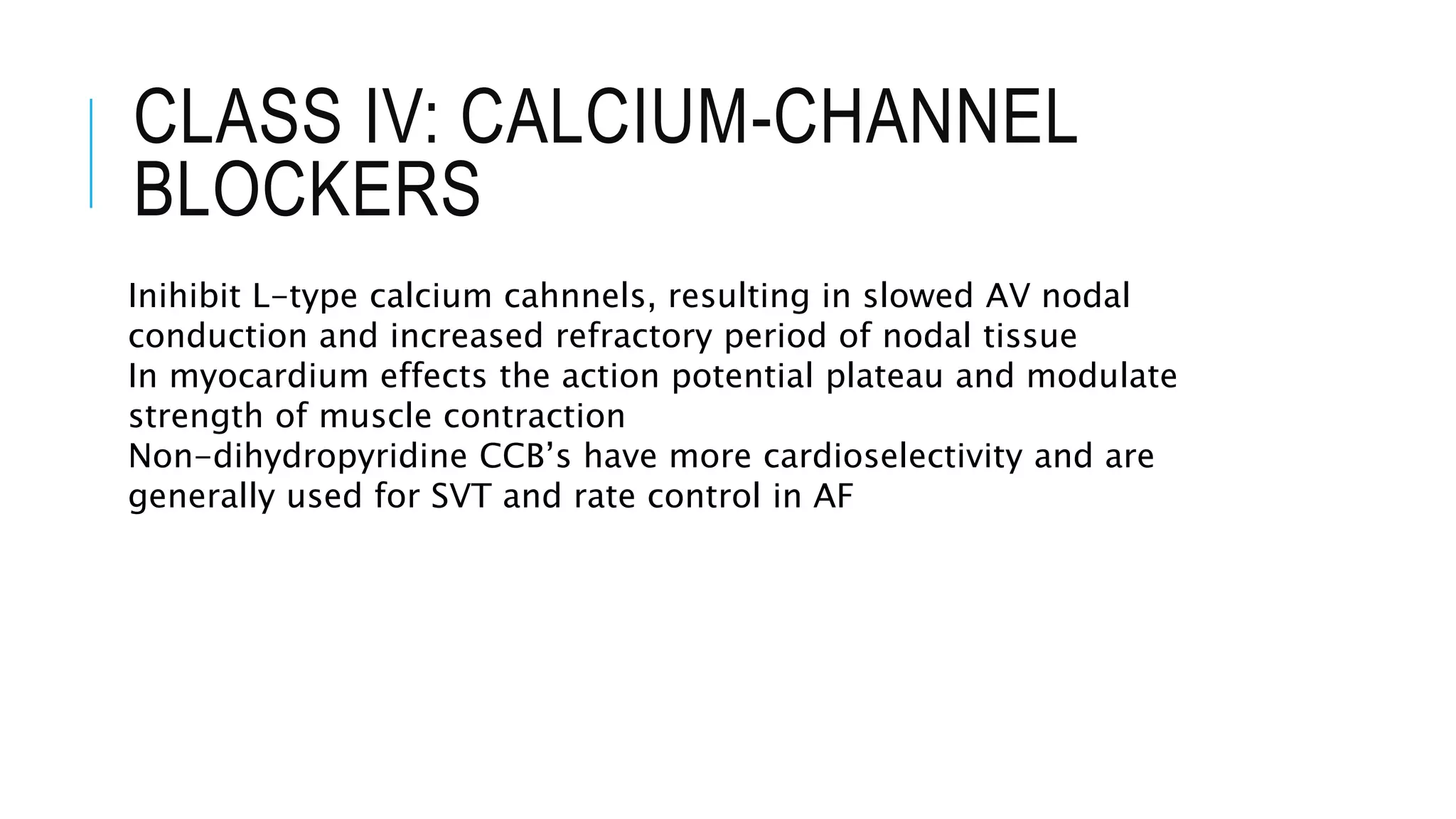 Antiarrhythmics | PPTX