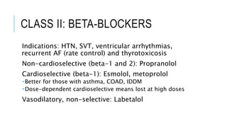 Antiarrhythmics | PPTX