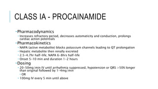 Antiarrhythmics | PPTX