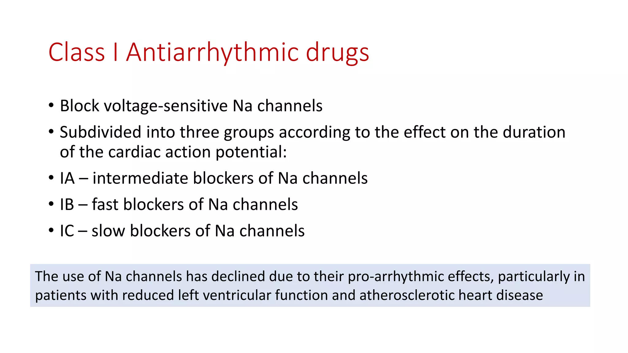 Antiarrhythmics | PPTX