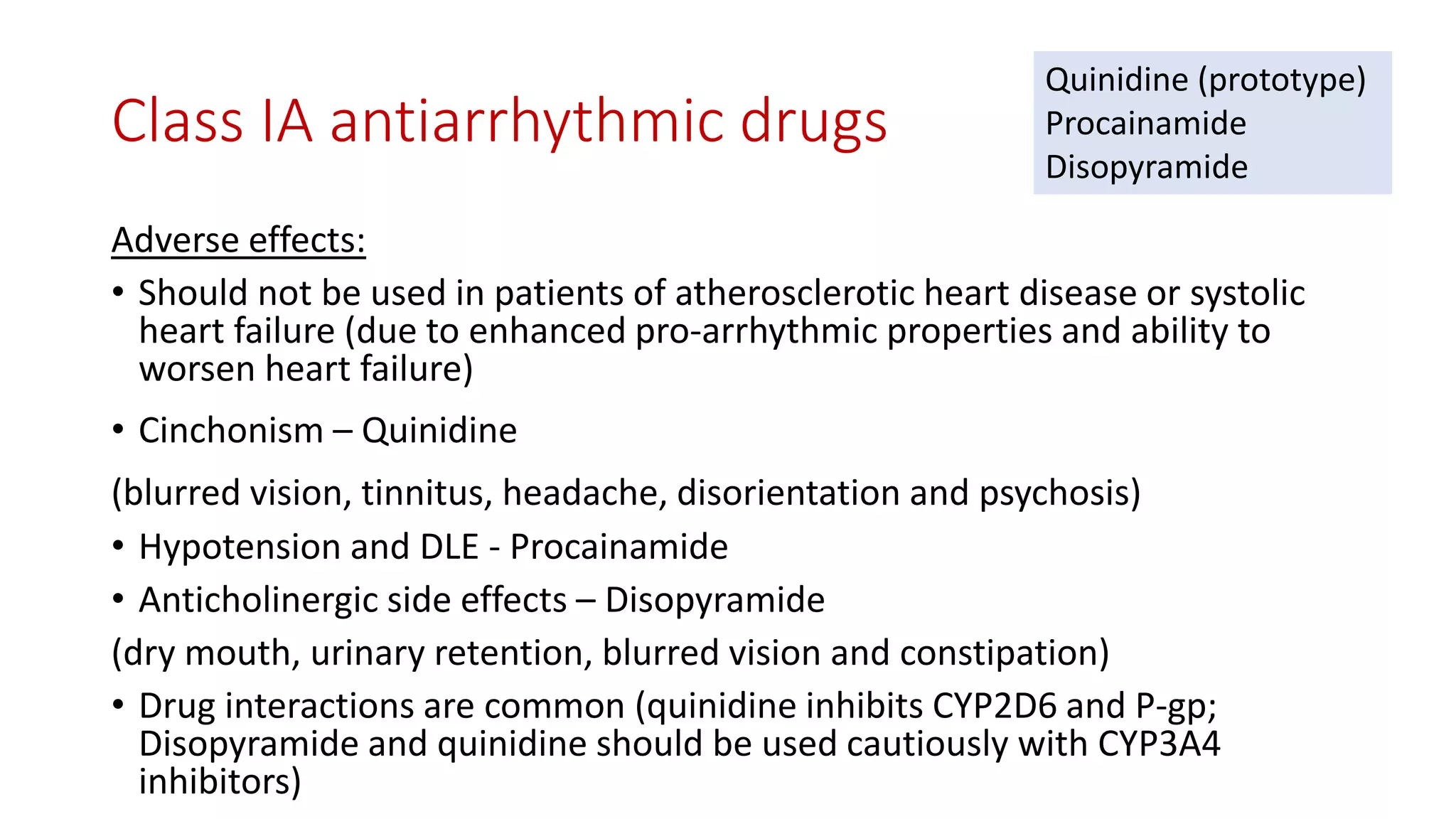Antiarrhythmics | PPTX