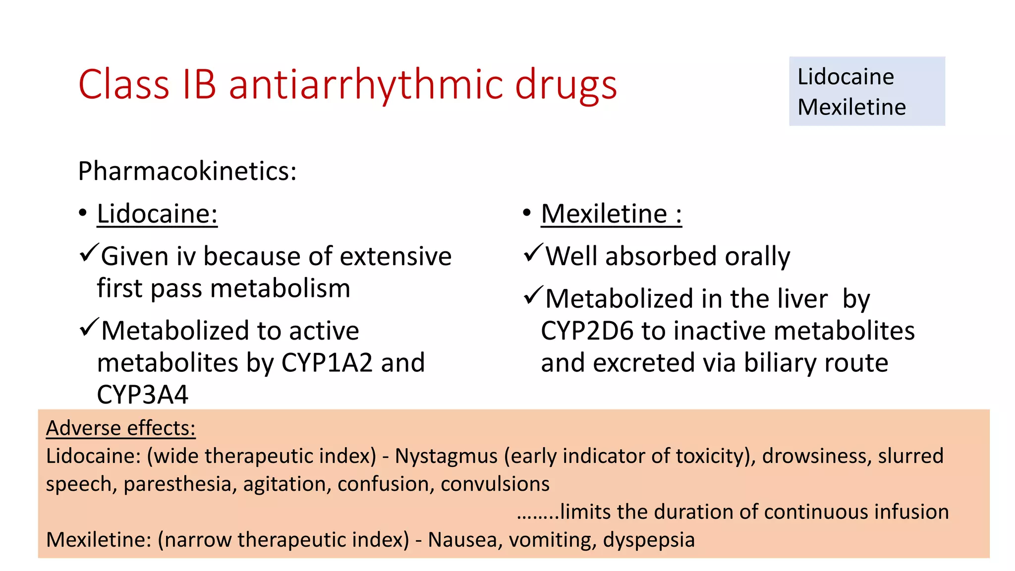 Antiarrhythmics | PPTX