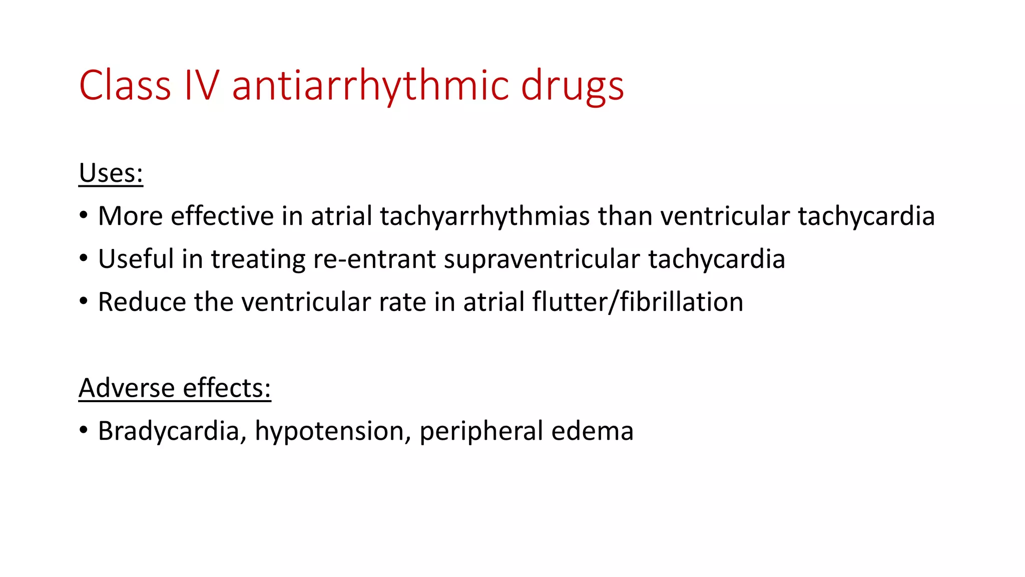 Antiarrhythmics | PPTX