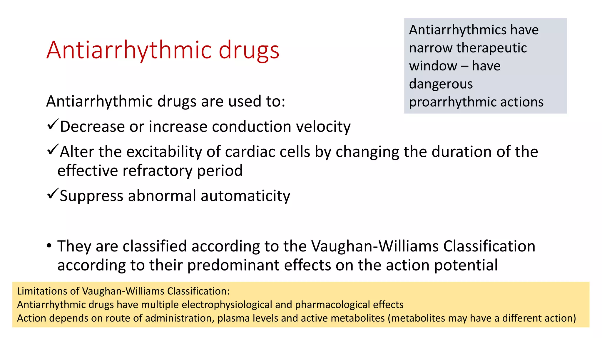 Antiarrhythmics | PPTX