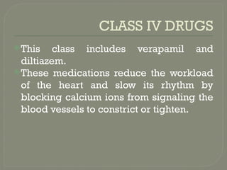 Antiarrhythmics drugs: pharmacology Unit : cardiovascular drugs | PPTX