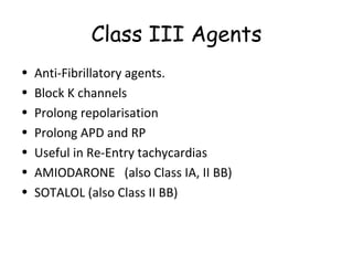 Antiarrhythmics modified | PPT | Heart and Cardiovascular Diseases ...