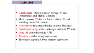 Antiarrhythmics | PPTX