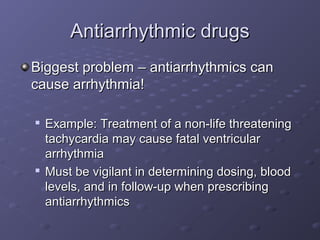 Antiarrythmic drugs | PPT