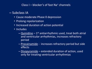 Antiarrythmic drugs | PPTX