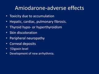 Antiarrythmic drugs | PPTX