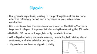Anti arrhythmic drugs | PPTX