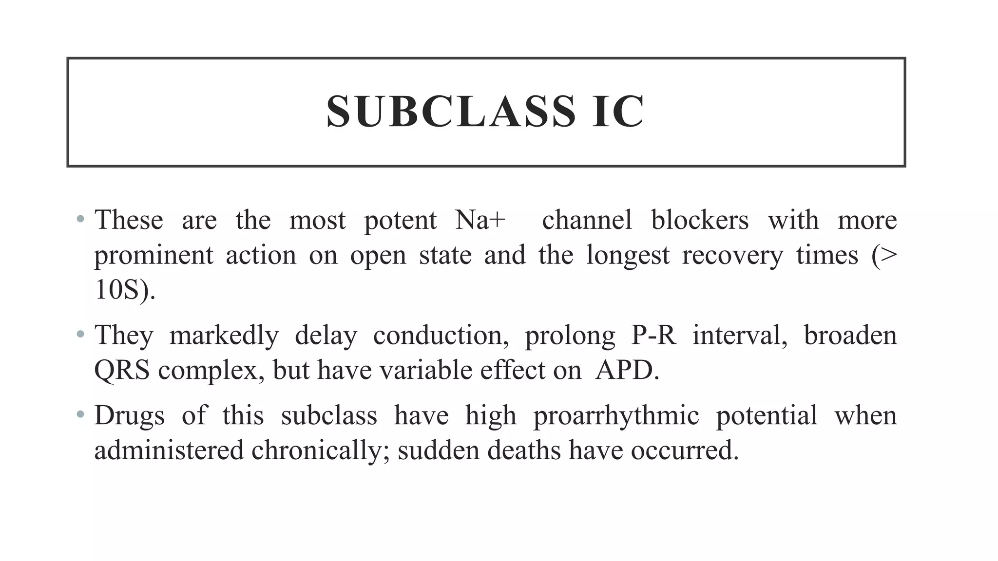 Pharmacology of Antiarrhythmic drugs | PPTX