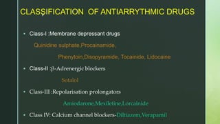 Antiarrythmic drugs | PPTX | Heart and Cardiovascular Diseases ...