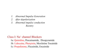 Antiarrythmic drugs part ii | PPTX | Heart and Cardiovascular Diseases ...