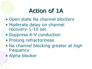 Anti arrythmics | PPT