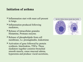 Anti asthmatic drugs with classification. | PPTX