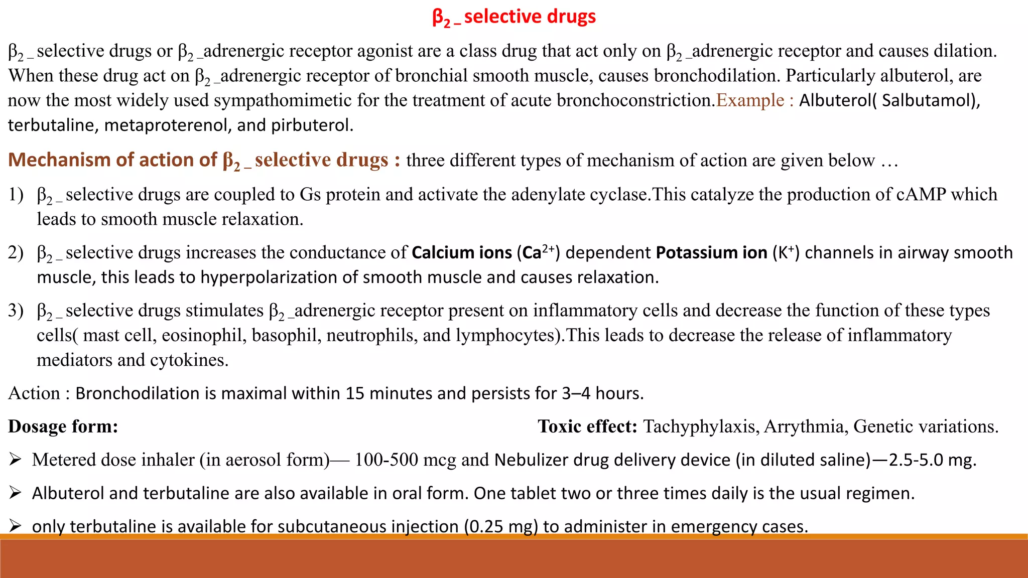 Anti asthmatic drug presentation | PPTX