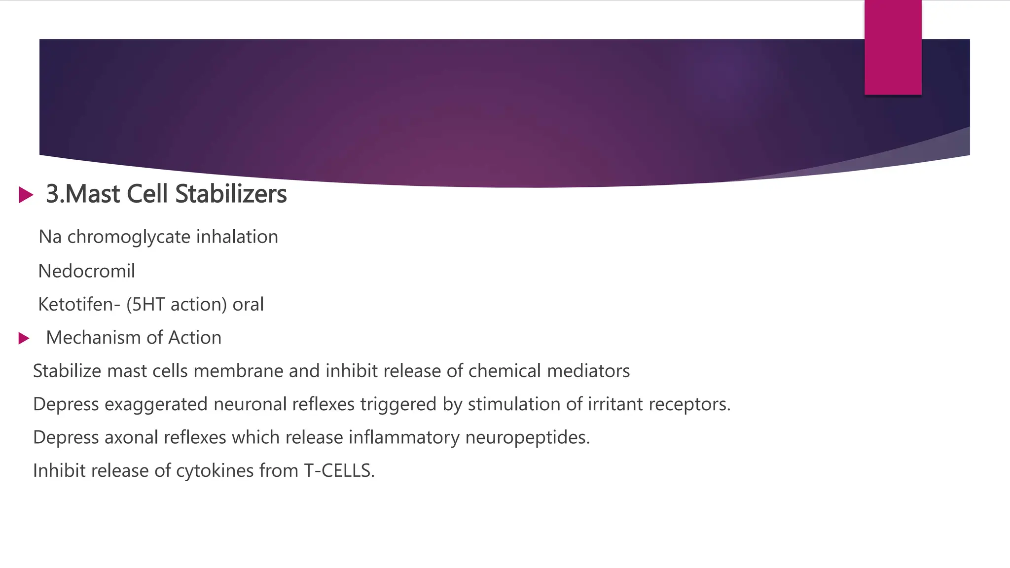 antiasthmatic drugs ,mechanism of action, adverse effects | PPTX