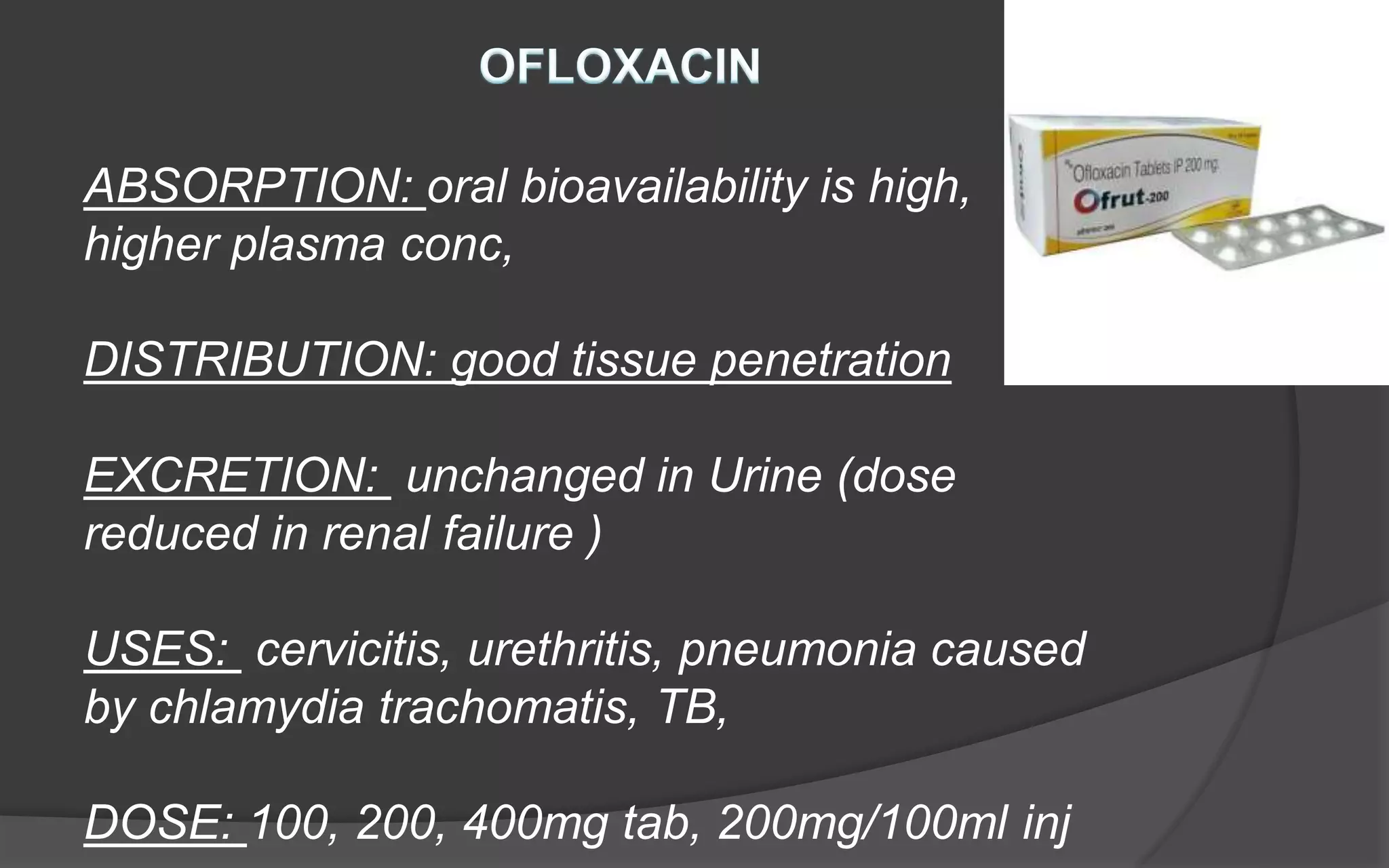 Antibacterials- sulphonamides, cotrimoxazole, Quinolones and ...