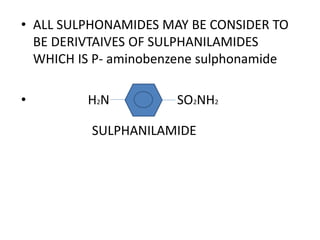 Antibacterial sulphonamides | PPTX