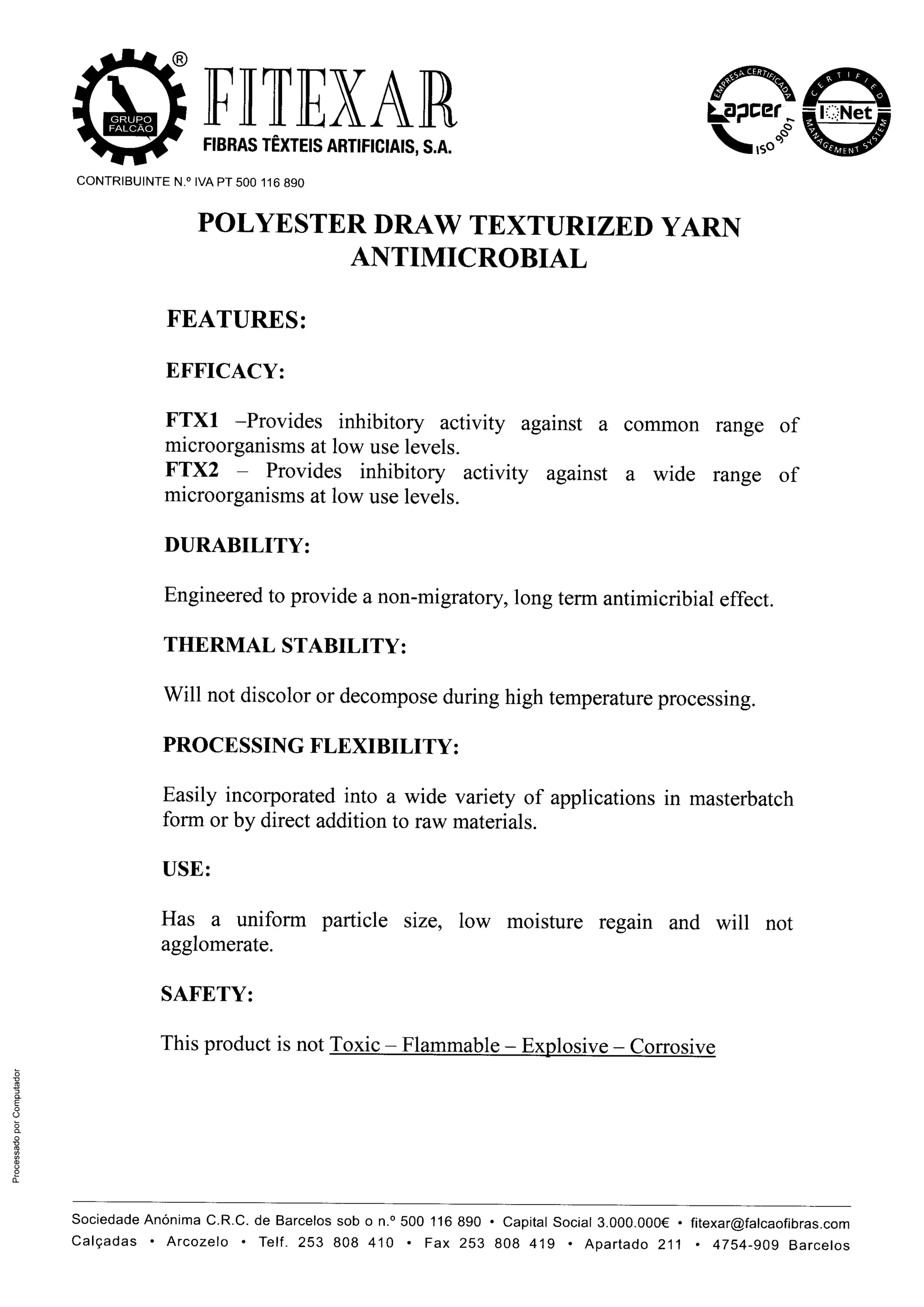 Antimicrobial Yarn Pdf
