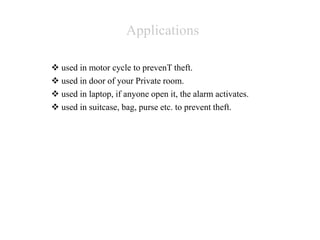 Anti bag snatching alarm | PPTX