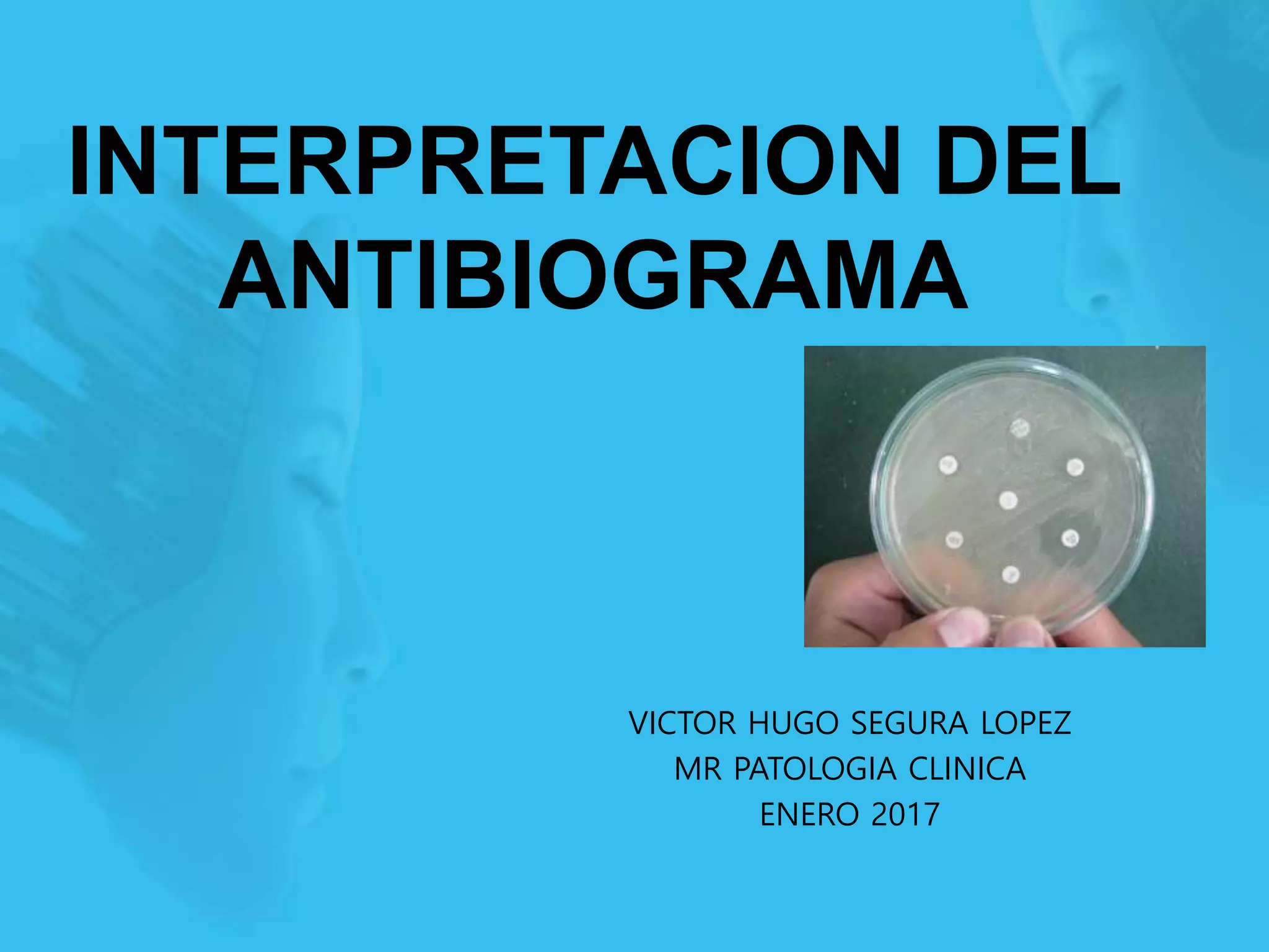Antibiograma interpretacion | PPTX