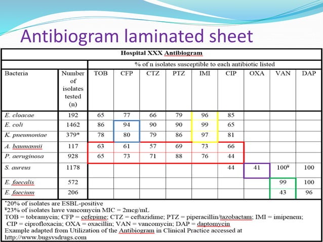 Antibiogram CLSI Recommendations | PPTX