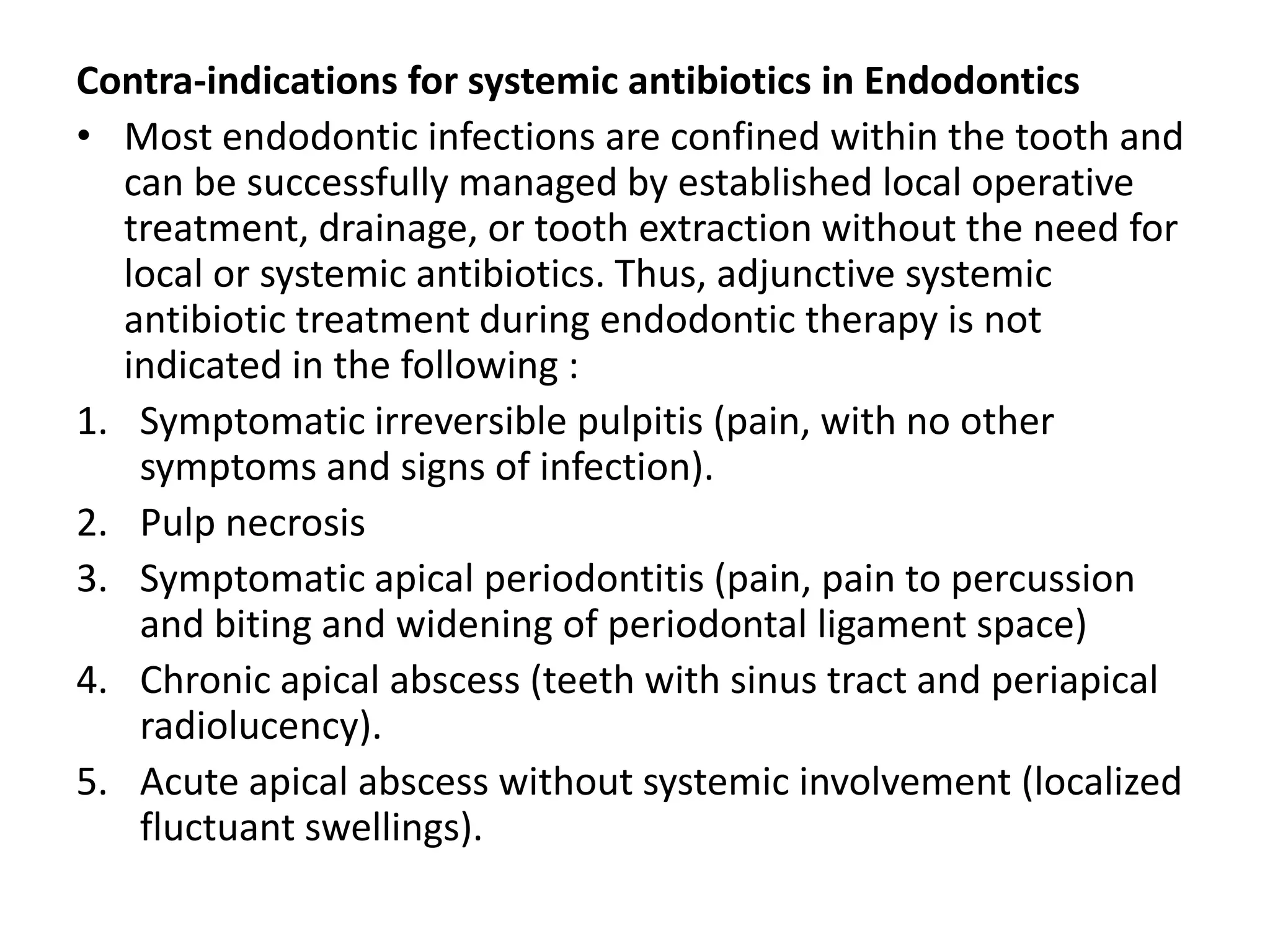 Antibiotics in endodontics | PPTX
