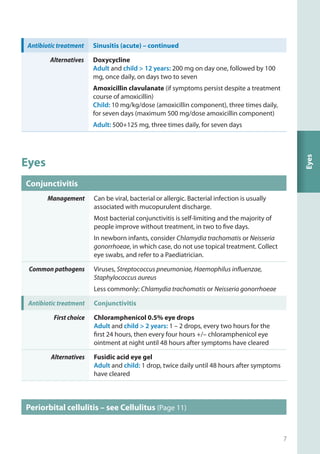 Antibioitcs guide choice for common infection (doc toon.page) | PDF