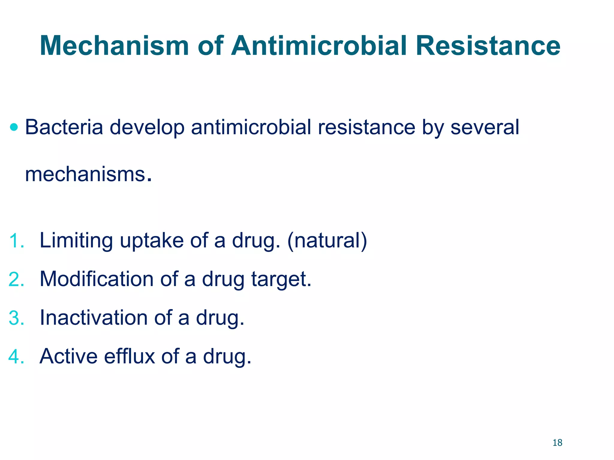 Antimicrobial Resistance (AMR) | PPTX