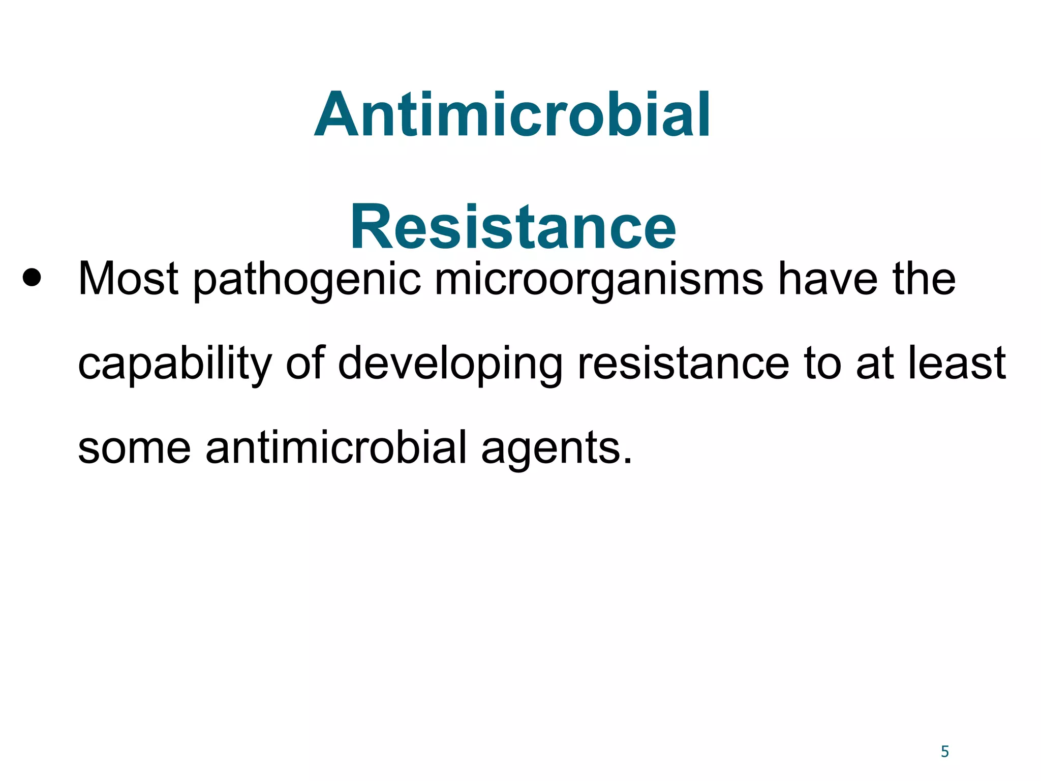 Antimicrobial Resistance (AMR) | PPTX