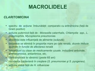 Antibioterapia in infectiile bacteriene de tract respirator | PPT