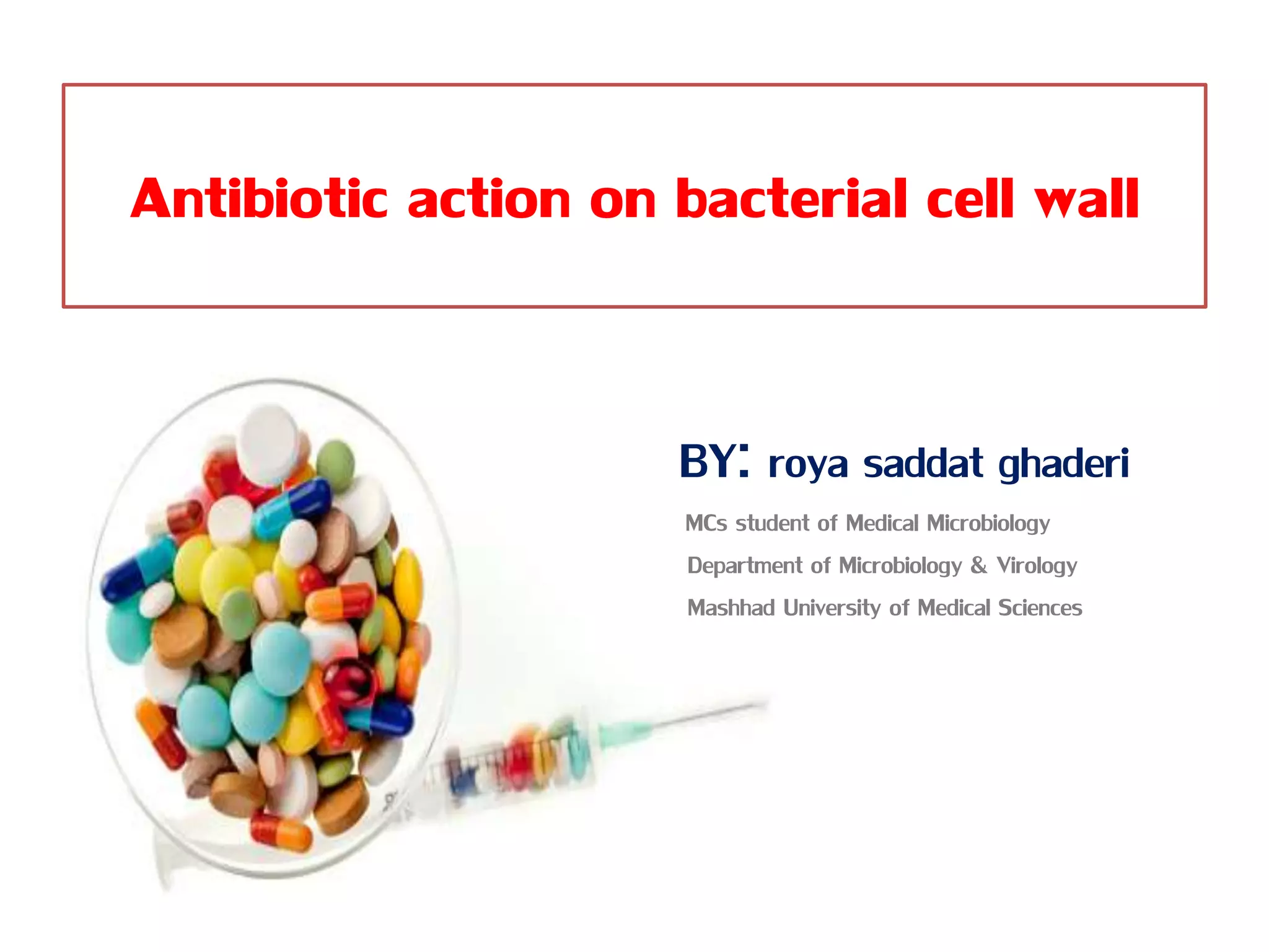 Antibiotic | PPTX