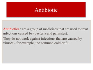 Antibiotics types and how it works | PPTX | Pharmaceutical Industry ...