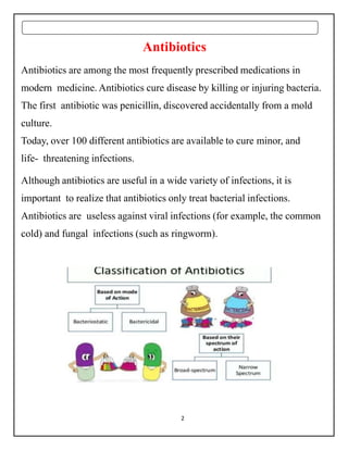 Antibiotics - detailed study (pharmacology) - academic purpose | PPTX