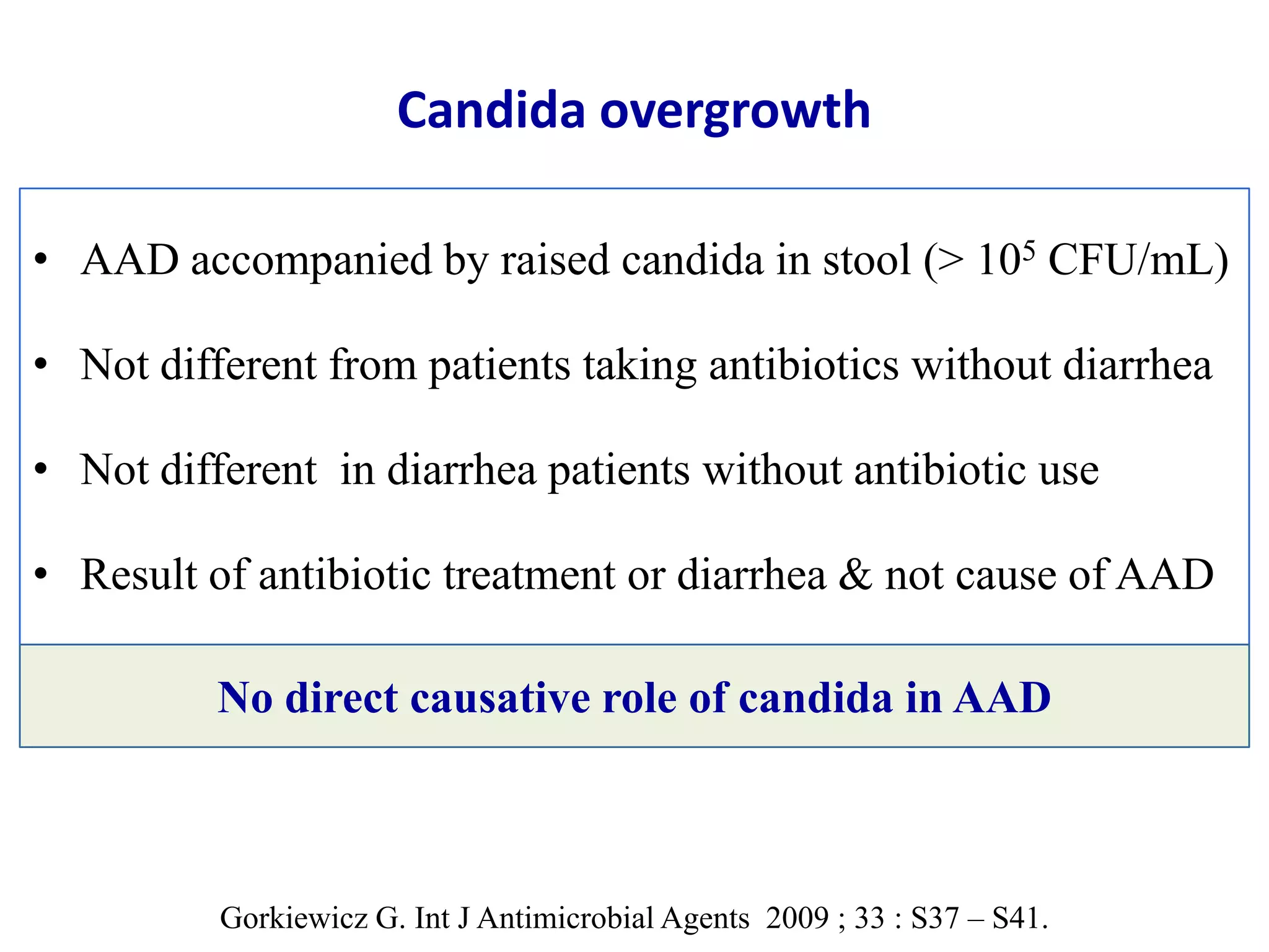 Antibiotic associated diarrhea | PPTX