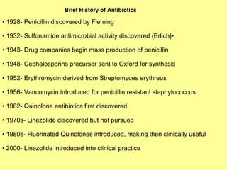 Antibiotic History | PPT