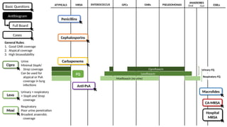 Antibiotic spectrum and its utility in clinical practice | PPTX