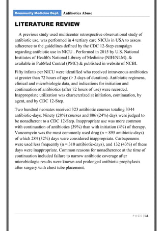 Antibiotic abuse | PDF