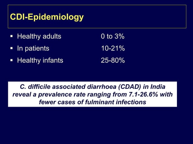 Antibiotic associated diarrhea & Clostridium difficile infection | PPTX
