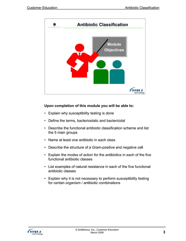 Antibiotic classification | PDF