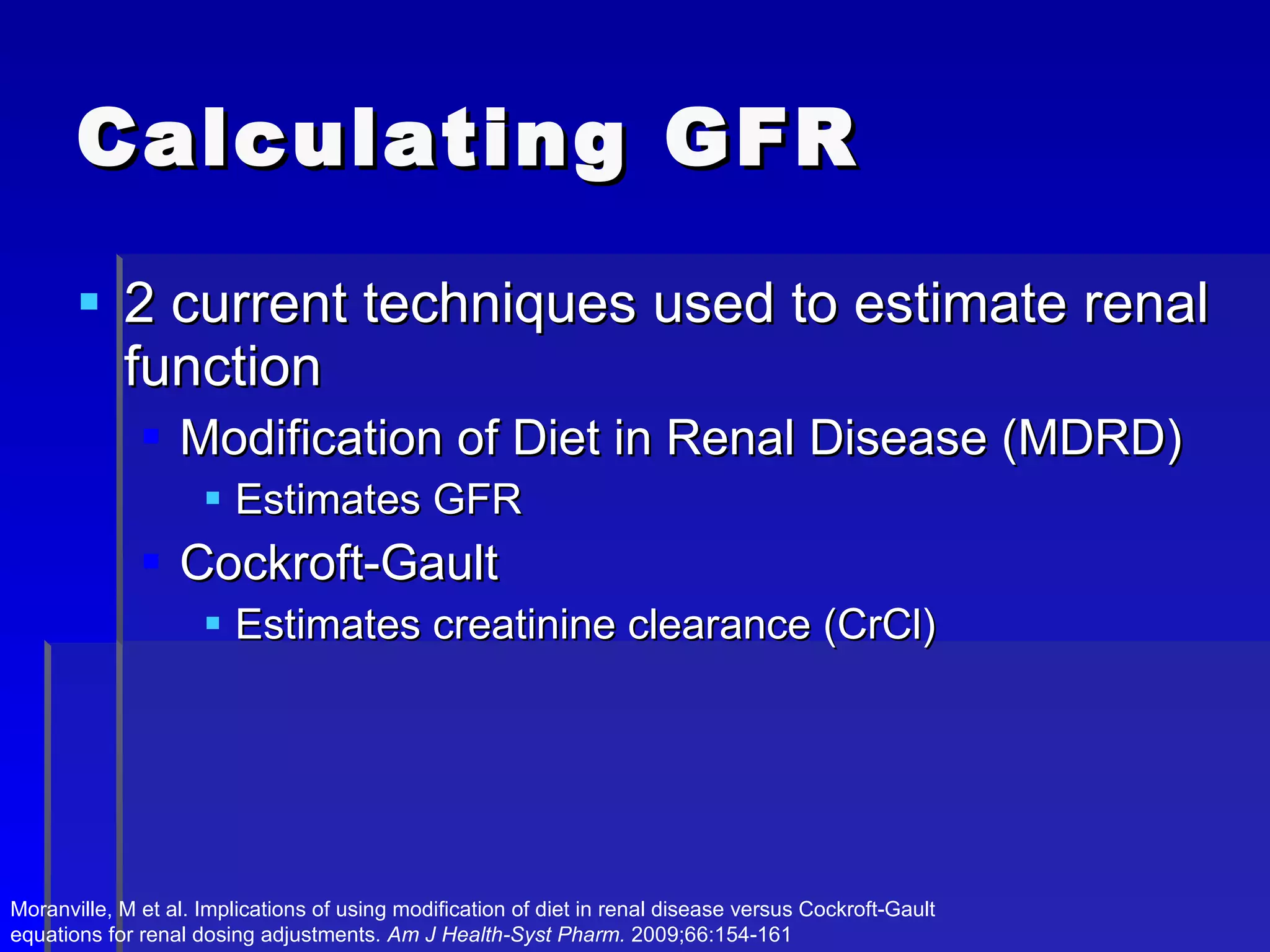 Antibiotic Dosing During Renal Failure | PPT