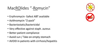 Antibiotic drugs | PPT