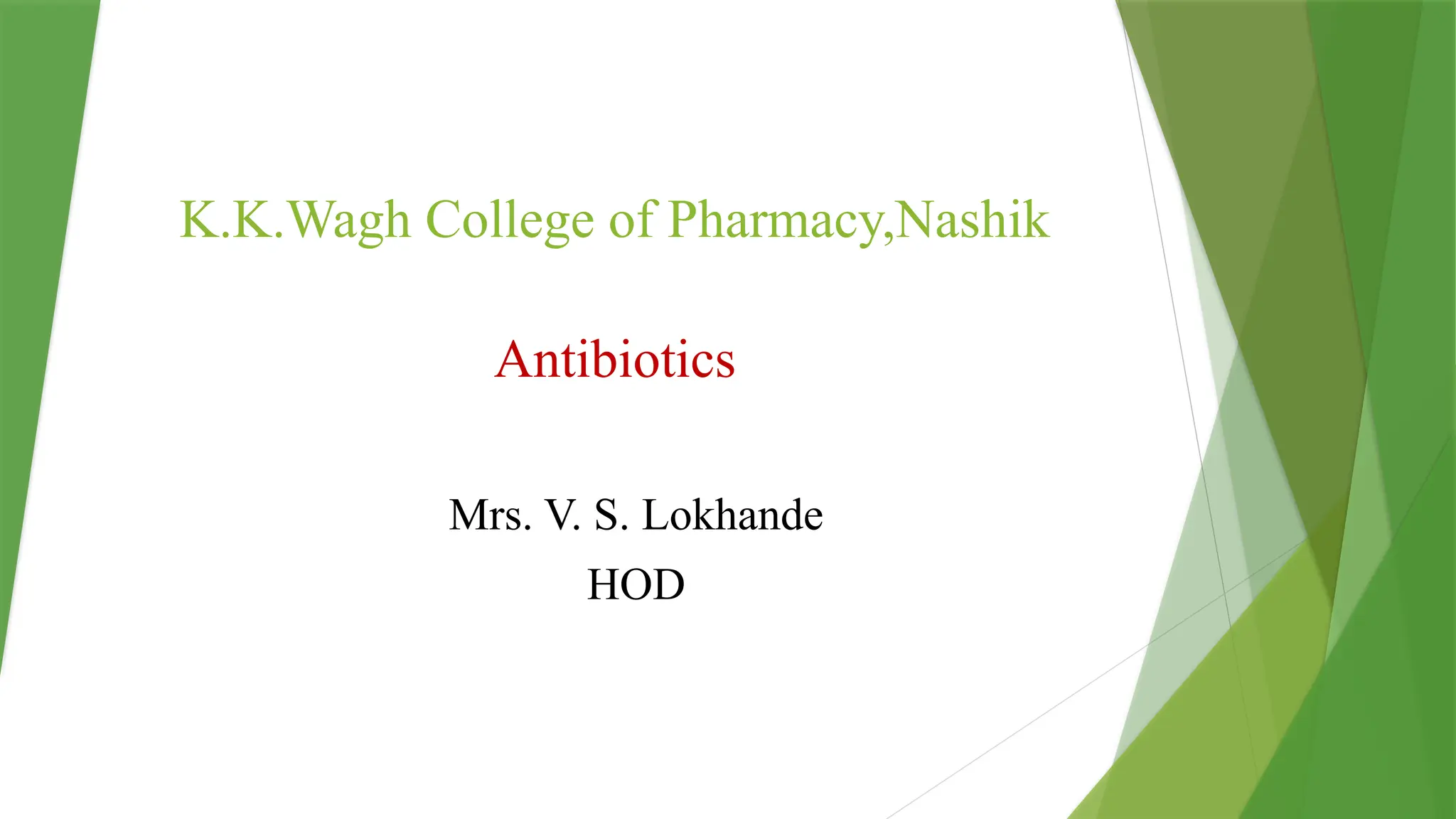 Antibiotics and it's Classification Penicillin | PPT