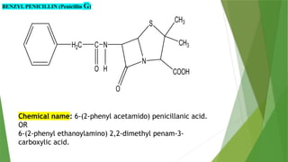 Antibiotics and it's Classification Penicillin | PPT