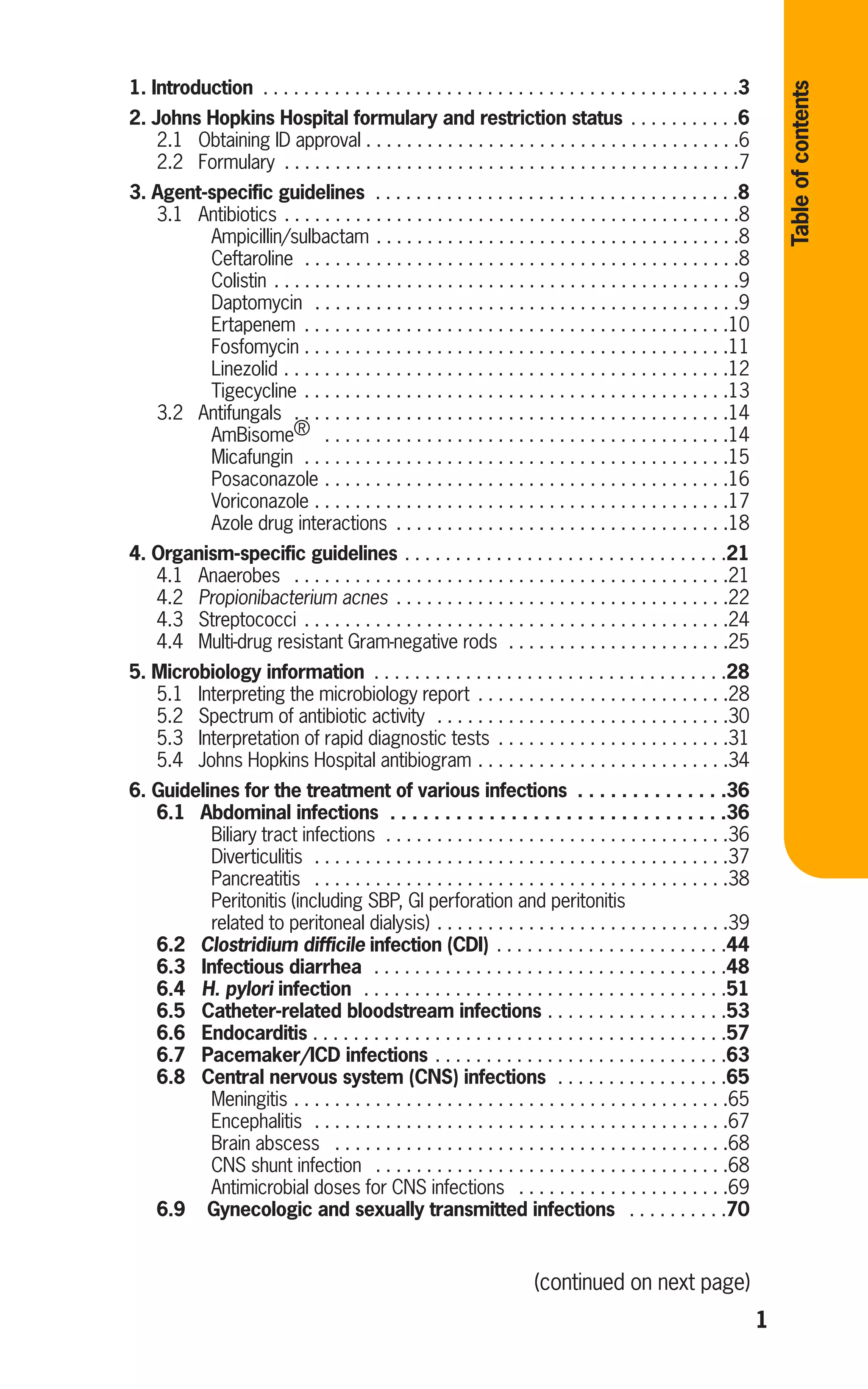 Antibiotic guidelines - John hopkins | PDF