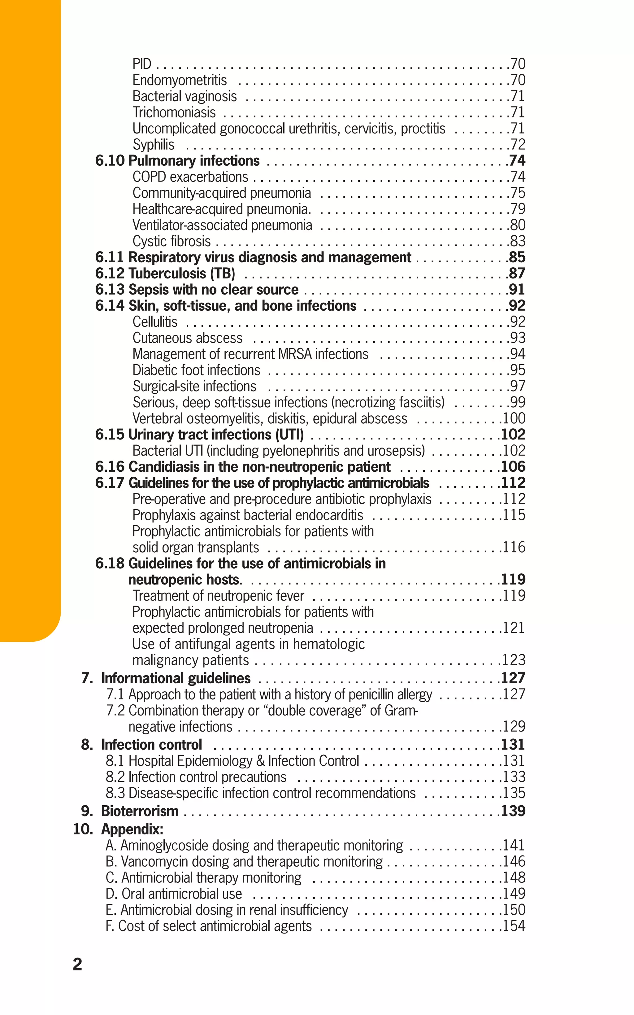 Antibiotic guidelines - John hopkins | PDF