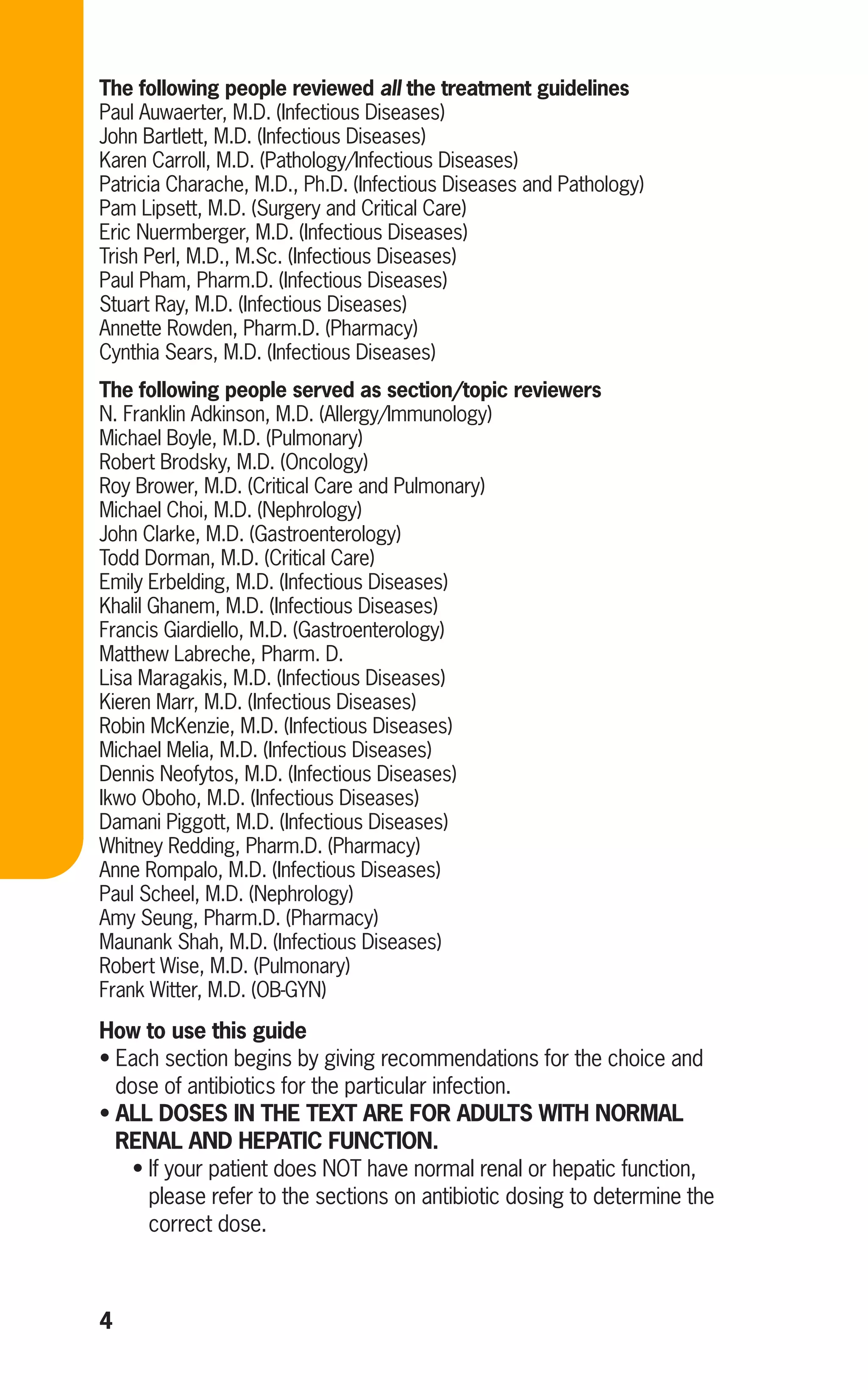 Antibiotic guidelines - John hopkins | PDF