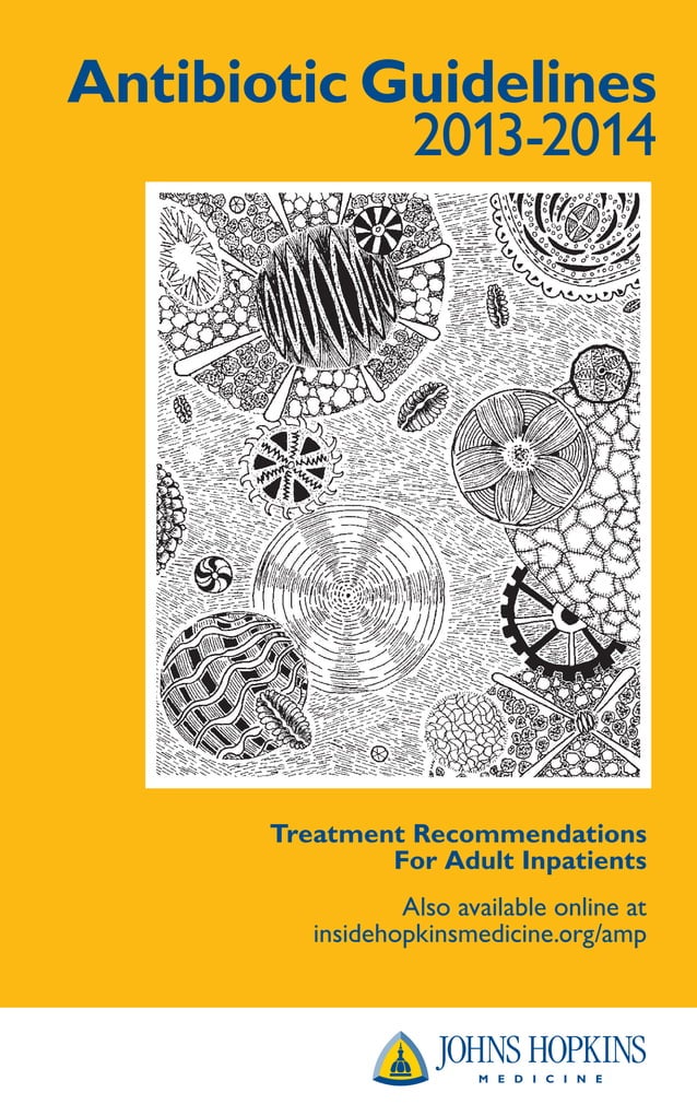 Antibiotic guidelines - John hopkins | PDF